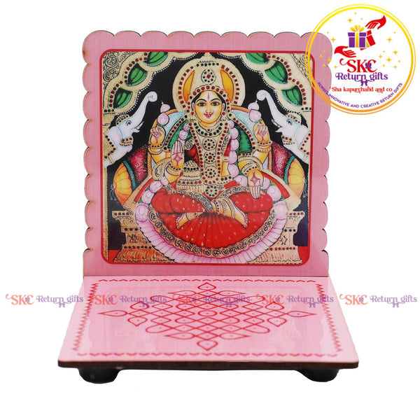 MDF diya stand tanjore art – Sha Kapurchand & Co